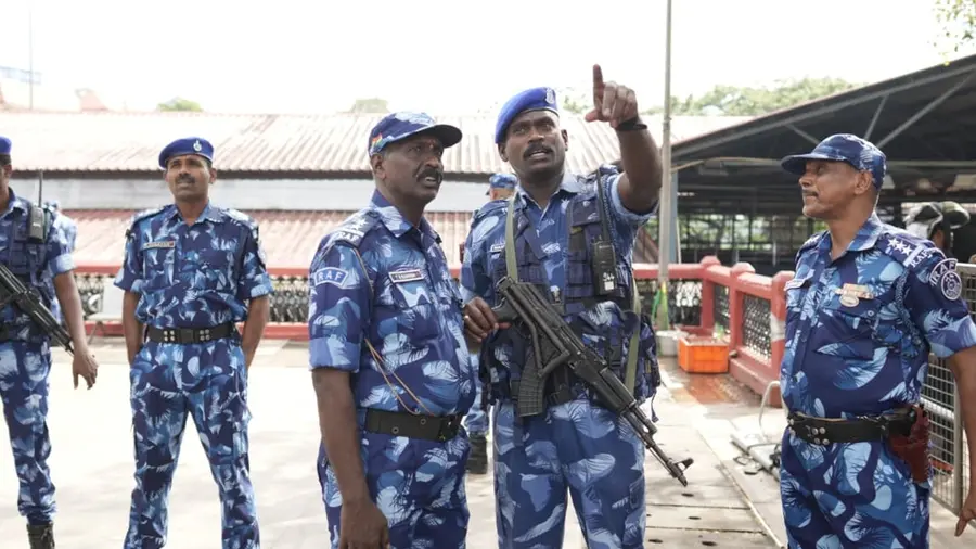 RAF Team Deployed at Sabarimala to Strengthen Pilgrim Security ...
