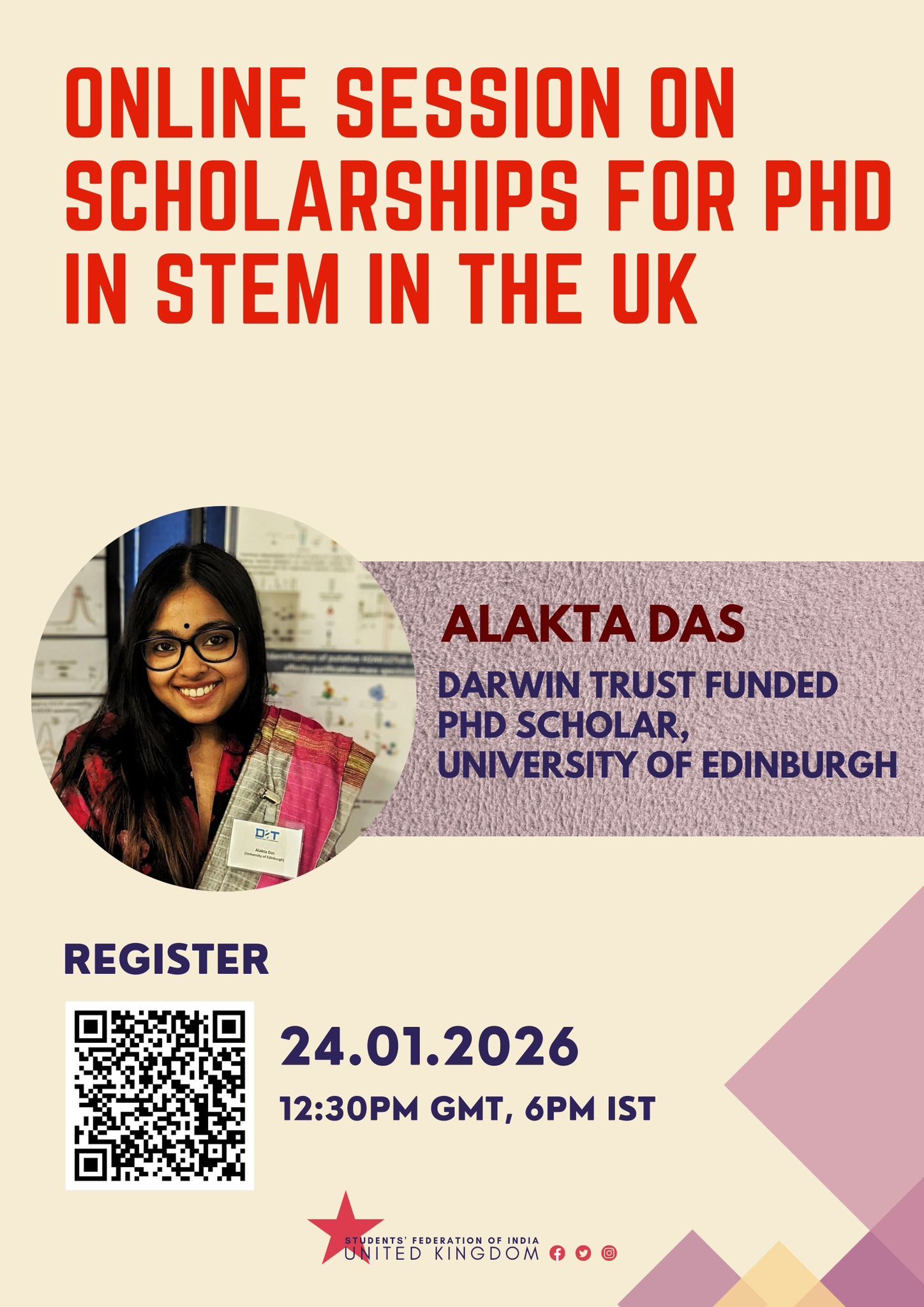SFI UK holds online session on fully funded STEM PhD scholarships for ...
