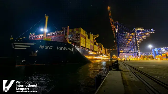 Vizhinjam Port Makes History as India’s Deepest-Draft Container Ship ...