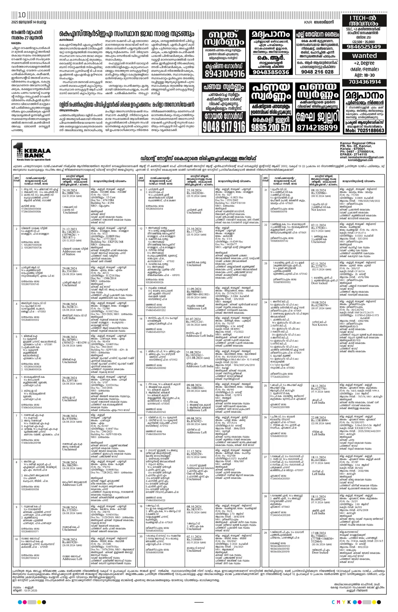 Kannur edition - Jan 14, 2025 - Deshabhimani